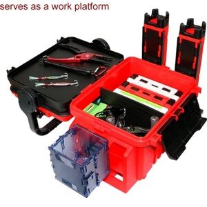 Other | Fishing Box Portable 124x7x9 With Bottle Holder And Rod Stands ...